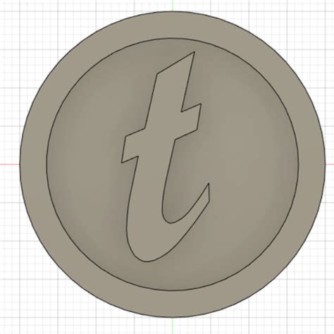 Stl File Tibia Coin・3d Printable Model To Download・cults Stl File Tibia Coin・3d Printable Model To Download・cults