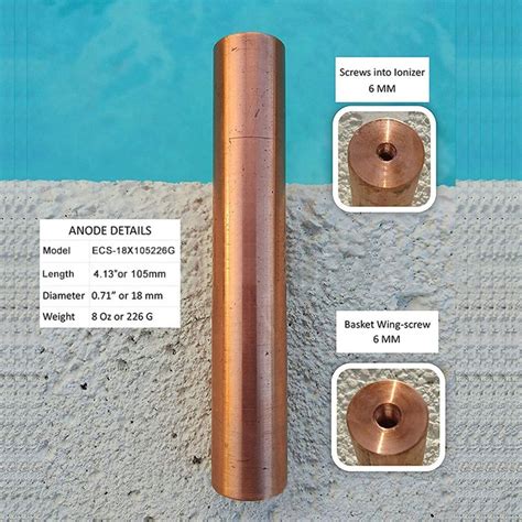 Solar Copper Anode Ionizer Purifier Cleaner Cleaner Set Filter Solar