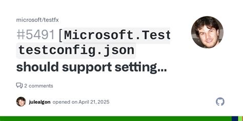 `microsofttestingplatform` `testconfigjson` Should Support Setting Environment Variables