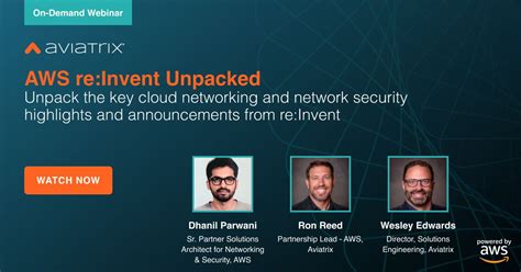 aviatrix on linkedin awsreinvent cloudnetworking cloudsecurity