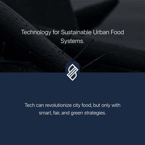Technology For Sustainable Urban Food Systems → Scenario