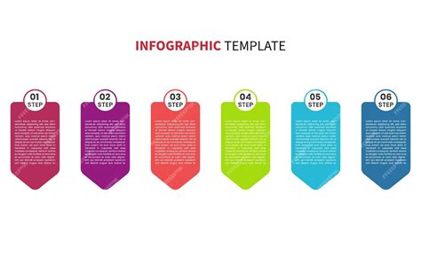 Premium Vector Vector Infographic 6 Step Element Infographic With Options Flat Infographic For