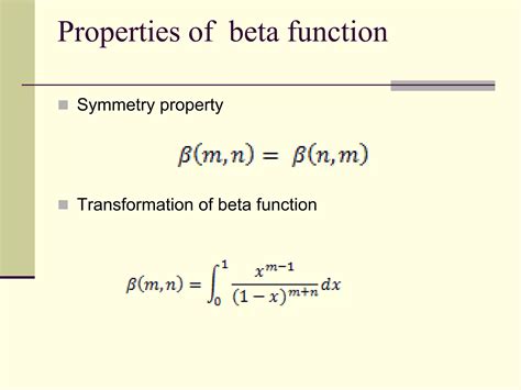 Beta And Gamma Function Pptx Physics Science