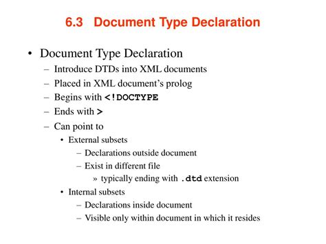 Ppt Document Type Definition Dtd Powerpoint Presentation Free