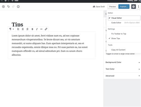 Tips Option Not Untoggled When They Are Over · Issue 7458 · Wordpress