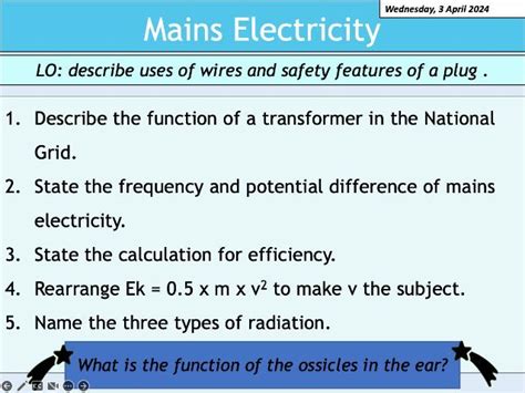 Gcse Physics Mains Electricity Teaching Resources