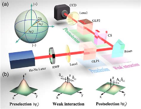 Schematic Of The Experimental System Of Weak Measurements A He Ne Download Scientific