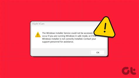 Fix Windows Installer Service Could Not Be Accessed Error