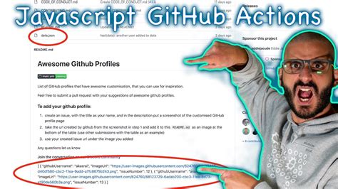 Custom Github Actions In Javascript To Update The Readme Cicd