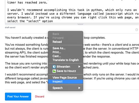 Javascript How Can I Create A Web Page With A Countdown Timer In Python3 Stack Overflow