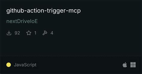 GitHub Action Trigger MCP Server Glama