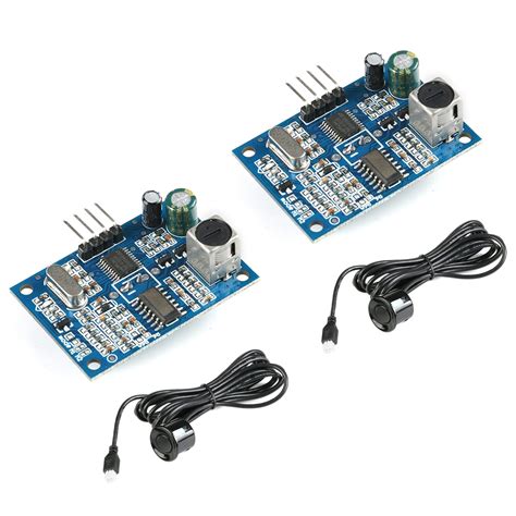 Jessinie 2pcs Jsn Sr04t Ultrasonic Distance Measuring Module Jsn Sr04t V30