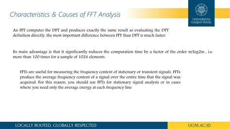 Fast Fourier Transform Analysis PPTX Computing Technology Computing