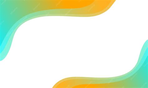 premium vector wavy background with a smooth curve gradient color