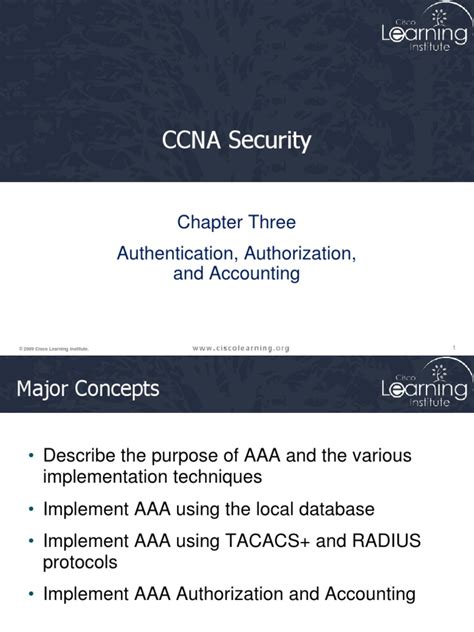 Ccna Security Chapter Three Authentication Authorization And