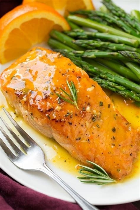 Лосось в апельсиновом соусе с розмарином | Salmon glaze recipes, Salmon ...