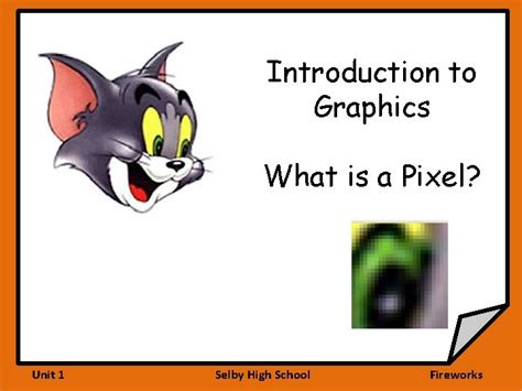 Introduction To Graphics What Is A Pixel Unit