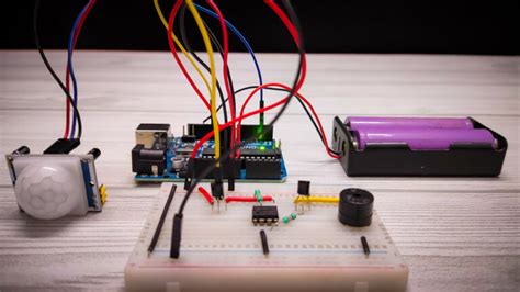 pir sensor based security alarm system using arduino
