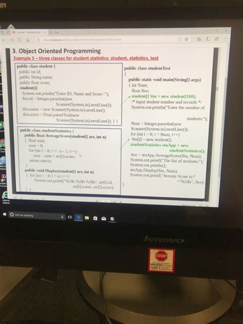 Solved Programming 3 10 Pts Runtest Program Example 1
