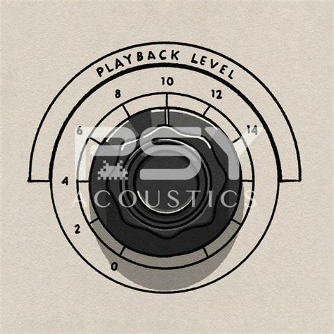 Analog Knob 24 By Analog Prints Square Acoustic Art Panel Psy