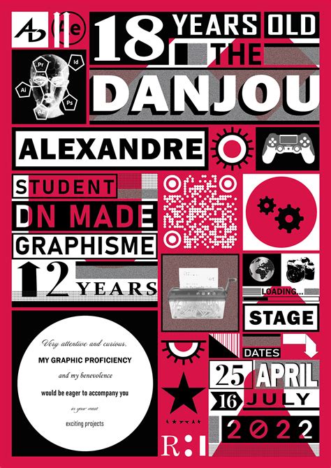 Affiche Jonathan Barnbrook Style Behance