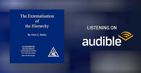 Externalisation Of The Hierarchy Audiobook By Alice A Bailey