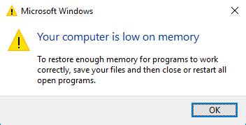 Fix Your Device Is Running Low On Memory In Windows Microsoft Watch