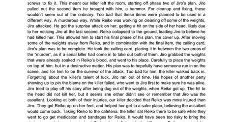 Closing Argument For Chapter 1 Of My Fan Game R Danganronpa