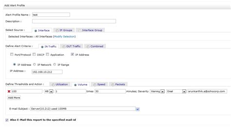 generating alert if a host exceed a threshold limit manageengine blog