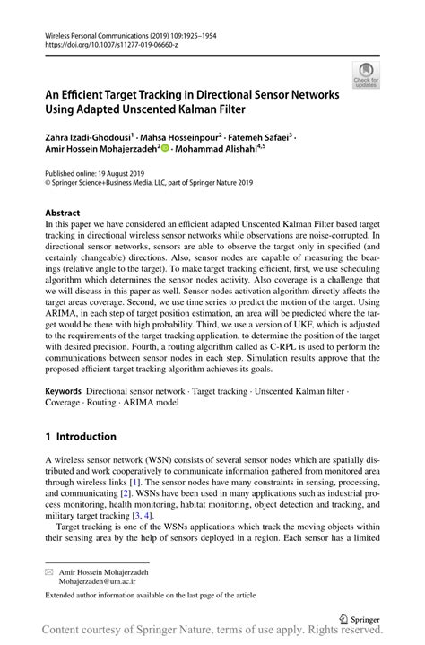 An Efficient Target Tracking In Directional Sensor Networks Using Adapted Unscented Kalman
