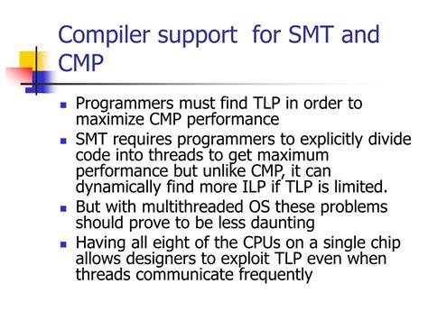 Ppt Advanced Topics In Pipelining Smt And Single Chip Multiprocessor Powerpoint Presentation