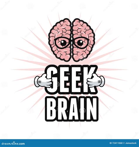 geek design identity concept vector illustration stock vector