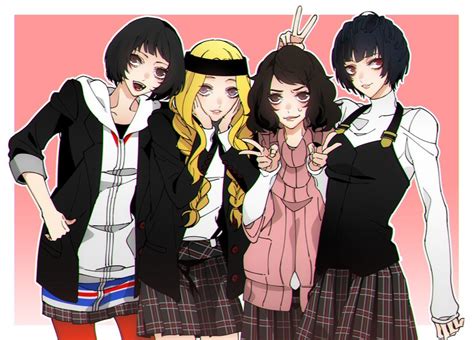 Takamaki Anne Niijima Makoto Okumura Haru Kawakami Sadayo Takemi Tae And 2 More Persona