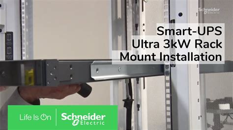 APC Smart UPS Ultra KW How To Install The UPS In Rackmount Position YouTube