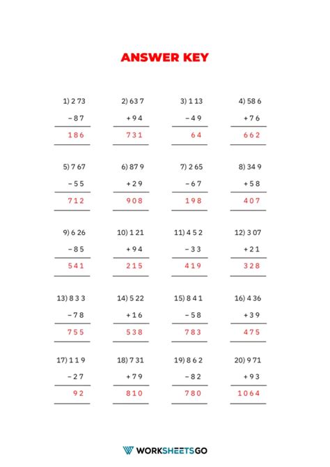 Adding And Subtracting With Regrouping Worksheet Worksheetsgo