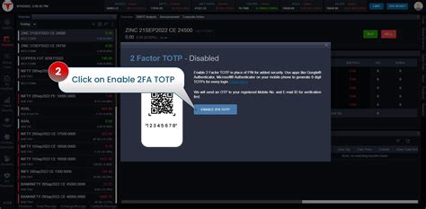 How To Enable TOTP In Tradebulls Trading Applications Pro Touch