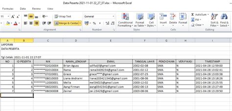 Contoh Aplikasi Export Excel Dengan PHP