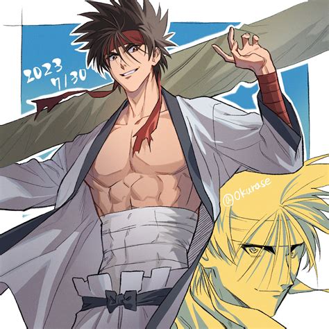 Sagara Sanosuke Rurouni Kenshin Drawn By Okurase Danbooru
