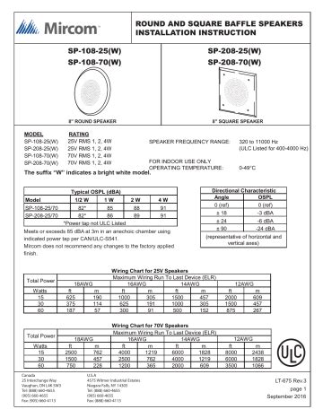 Mircom LT SP Series Wiring Diagram Manualzz