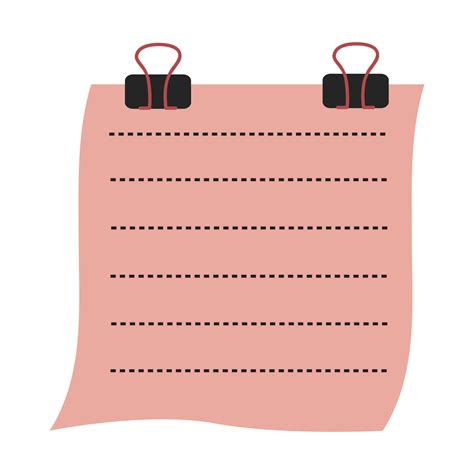 Colored Sticky Notes Paper Illustration Blank Paper Sheets For Note Cute Notes Paper Stickers