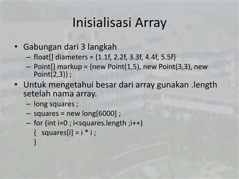 ppt array list linier powerpoint presentation free download id