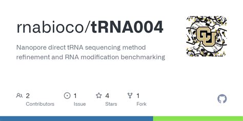 Github Rnabioco Trna004 Nanopore Direct Trna Sequencing Method Refinement And Rna