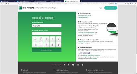 Connexion Mabanquebnpparibas Site Is Not Usable · Issue 48461