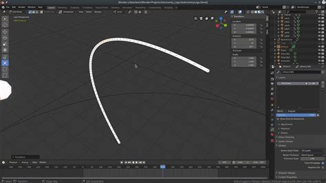 Grease Pencil Stroke Thickness Proportional Editing Doesn T Work Blender Stack Exchange