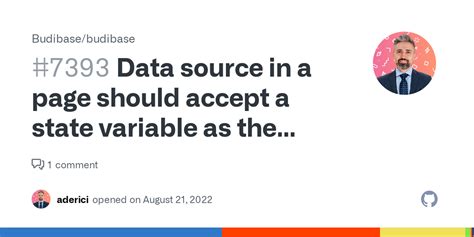 Data Source In A Page Should Accept A State Variable As The Source