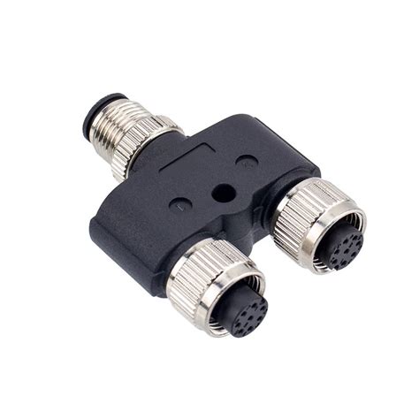 M12 3 Pin Female Y Coupler China Supplier M12 4 Pin Female Y Coupler
