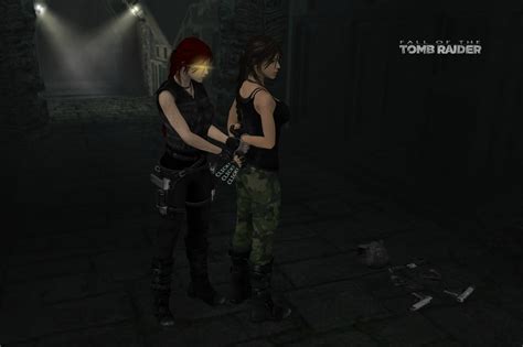 Lara Croft Gets Handcuffed By Honkus2 On Deviantart
