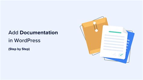 How To Add Documentation In Wordpress Step By Step