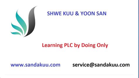 Plc Fb Programming In Myanmar Language 1 Youtube