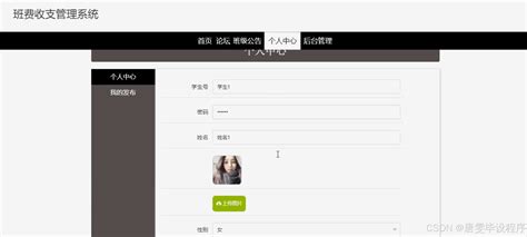 Springboot毕设 班费收支管理系统 程序论文 Csdn博客